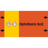 ISO20560PM-165X90-HYDROFLUORIC ACID, Brady ISO 20560 Pipe Markers ...