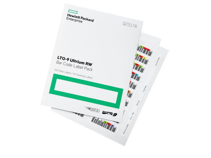 Q2017A, Hewlett Packard Enterprise LTO-9 Ultrium RW Bar Code Label Pack ...