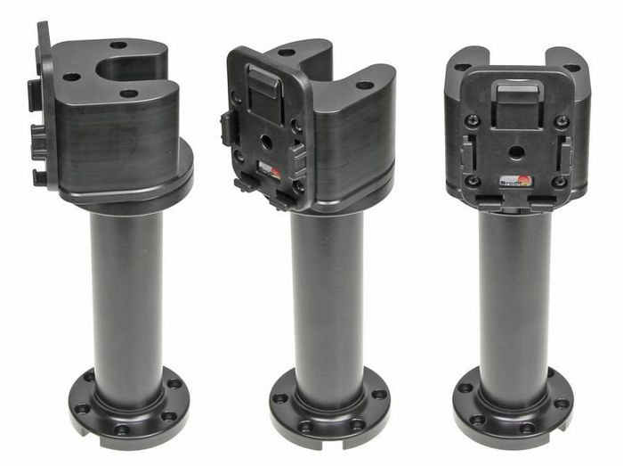 215622, Brodit Pedestal Mount 6" for cable entry, 90° angled top, 200 ...
