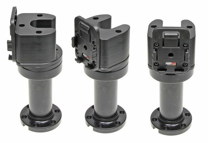 215634, Brodit Pedestal Mount 4.5" for cable entry, 90° angled top, 184 ...