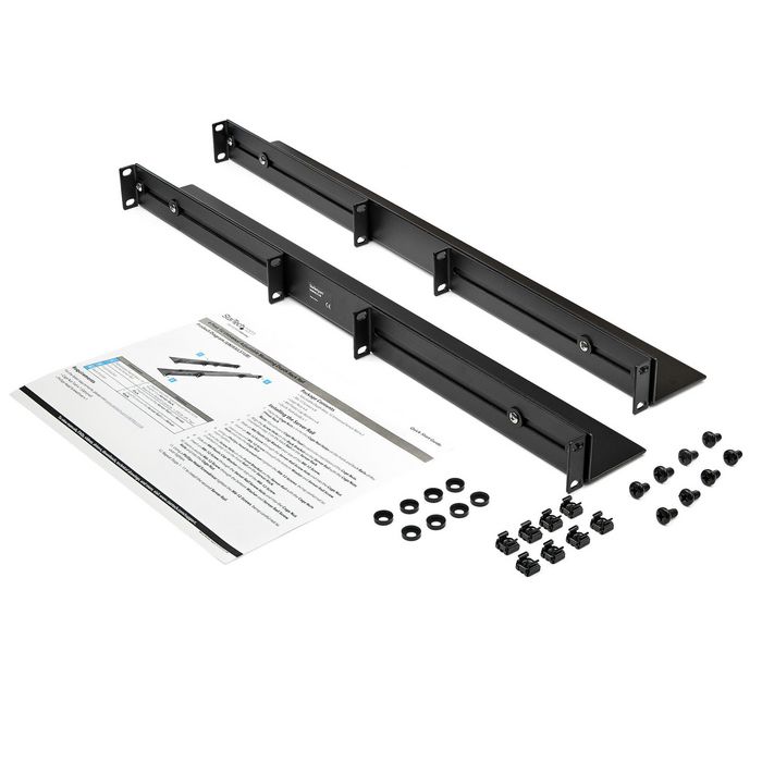 UNIRAILS1UB, StarTech.com StarTech.com 1U 19 inch Server Rack Rails ...