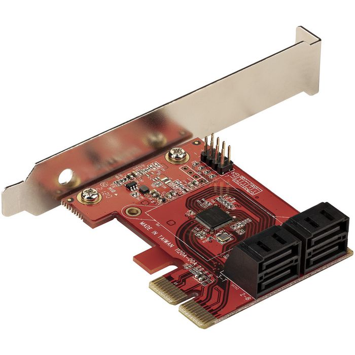 4P6G-PCIE-SATA-CARD, StarTech.com SATA PCIe Card - 4 Port PCIe SATA ...