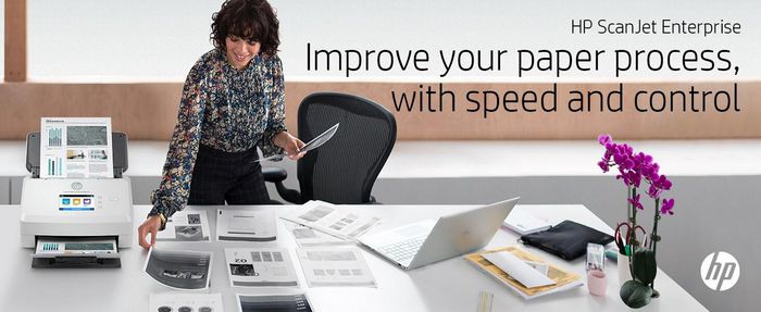 6FW10A, HP Scanjet Enterprise Flow N7000 Sheet-Fed Scanner 600 X 600 ...