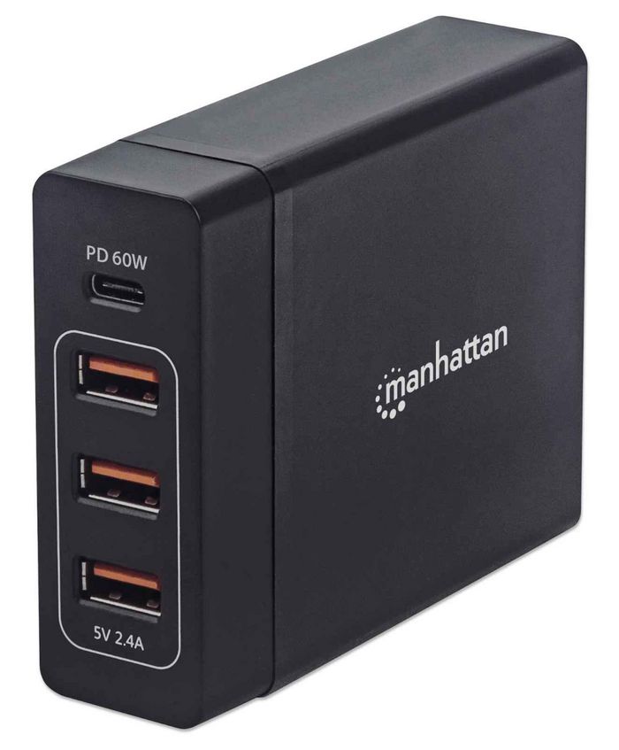 102124, Manhattan Power Delivery Charging Station - 72 W, One Usb-C ...