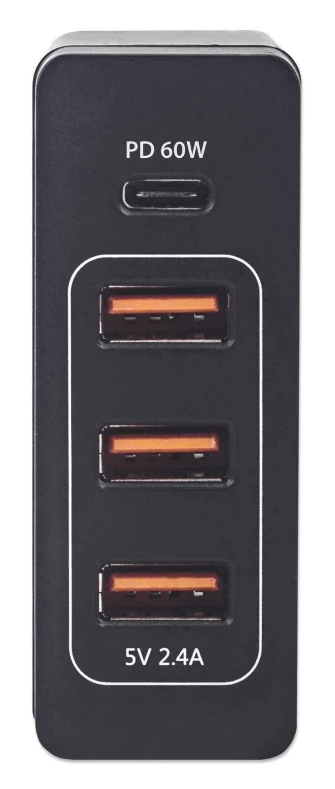 102124, Manhattan Power Delivery Charging Station - 72 W, One Usb-C ...