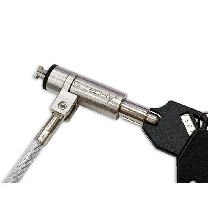 IQ-LOK-15-K, Techly NOTEBOOK SECURITY PADLOCK WITH KEY FOR NANO SLOT | EET