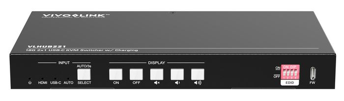 VLHUB221, Vivolink 4K 2x1 Meeting Room HUB + Switcher w/soft Codec ...