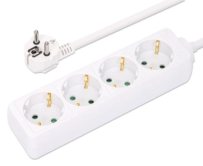 167802, Manhattan Power Distribution Unit Eu (2-Pin), X4 Gang/Output ...