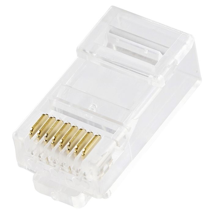 CON5UTPE, MicroConnect Modular RJ45 Cat5e UTP Easy Connector AWG 27/7 ...