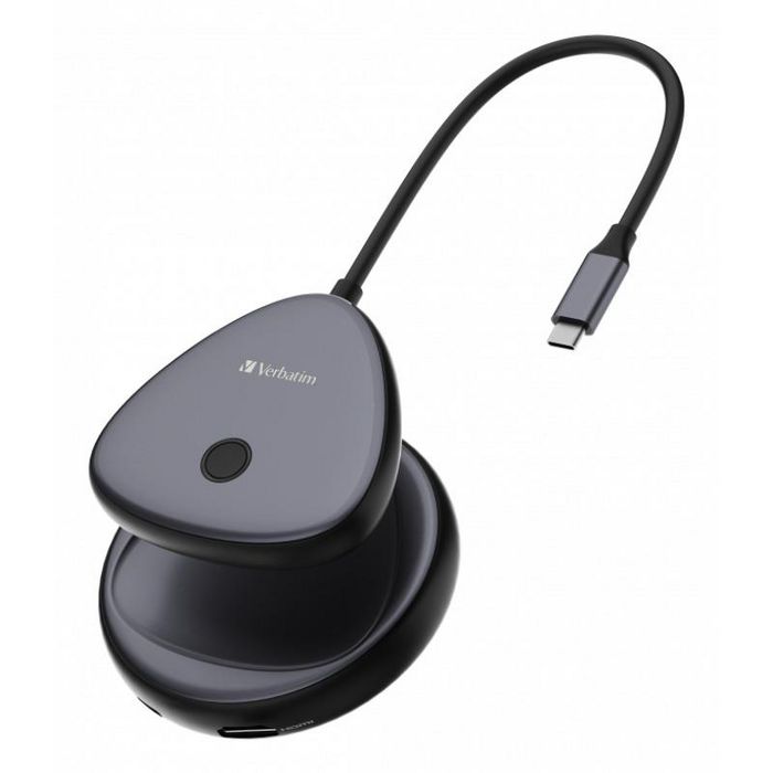 32147, Verbatim USB-C Wireless Display Adapter with Hub WDA-02 for ...