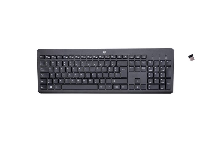 3L1E7AA#ABB, HP 230 Wireless Keyboard Black - INT | EET