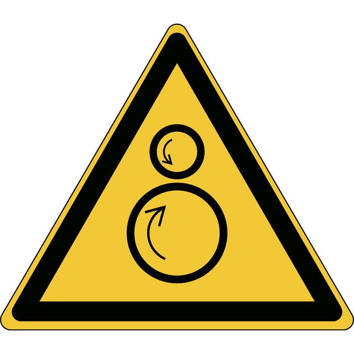PIC W025-TRI 200-PE-CRD/1, Brady ISO Safety Sign - Warning: counter ...