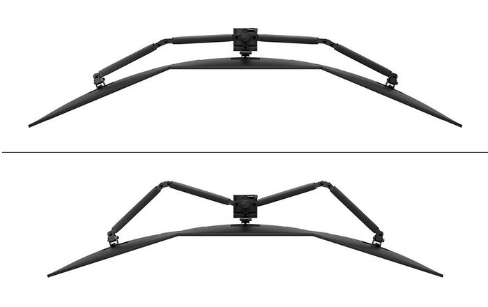 DS60-600BL3, Neomounts DS60-600BL3 Monitor arm 10-27" - Quick-fix - 180 ...