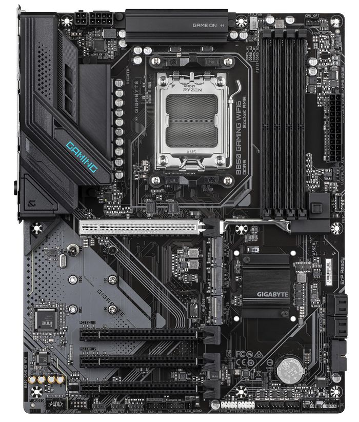 B850 GAMING WF6, Gigabyte B850 GAMING WIFI6 Motherboard - AMD Ryzen 9000 Series CPUs, 6+2+2 ...