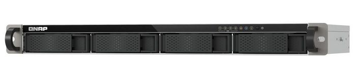 TS-433EU, QNAP ARM 4-core 1U short-depth rackmount NAS with dual 2.5GbE ...