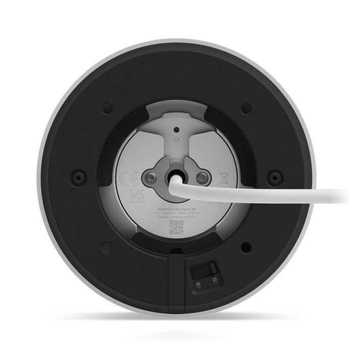 UVC-G6-TURRET-W, Ubiquiti Turret, 8 MP, 4K, RJ-45, IP66/IK04, PoE | EET