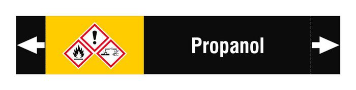 ISO20560PM-180X1700-PROPANOL, Brady ISO 20560 Pipe Markers - Other ...