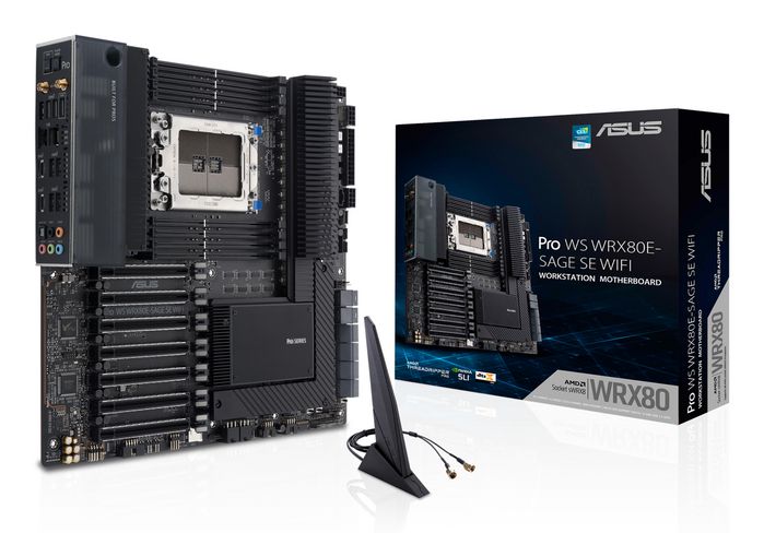 90MB1E60-M0EAY0, Asus AMD WRX80 Ryzen™ Threadripper™ PRO extended-ATX ...