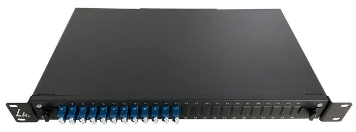 LVO233840, Lanview 24-Port Fibre patch panel mounted with 12 x LC ...
