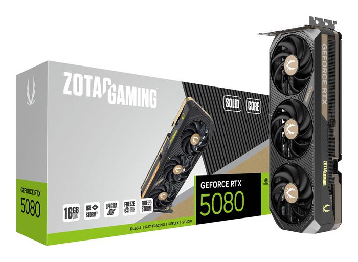 ZT-B50800D2-10P, Zotac 16 GB, GDDR7, 256-bit, 2617 MHz boost clock, PCI ...