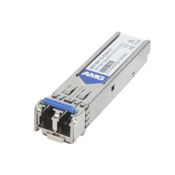 SFP-SM-1G-EX40-31, AMG Industrial SFP Singlemode, 1Gb, 2 Fibers, 40Km ...